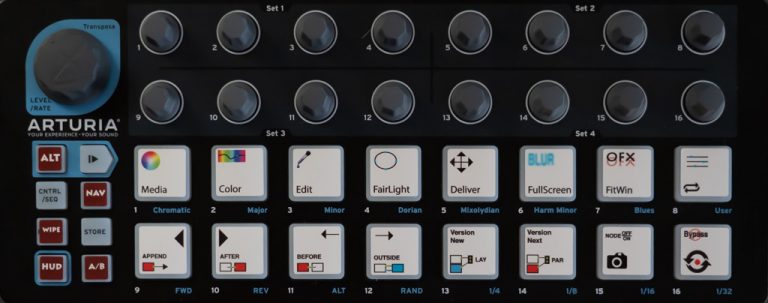Beatstep RE - DaVinci Resolve Controller kit - Tachyon Post
